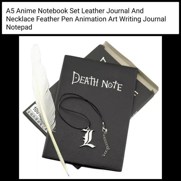 death note | Accessories | Brand New Sealed Death Note Manga Notebook W ...